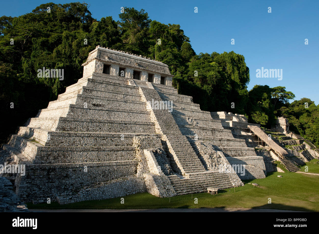 Maya ruins of Palenque, The temple of the inscriptions, Palenque ...