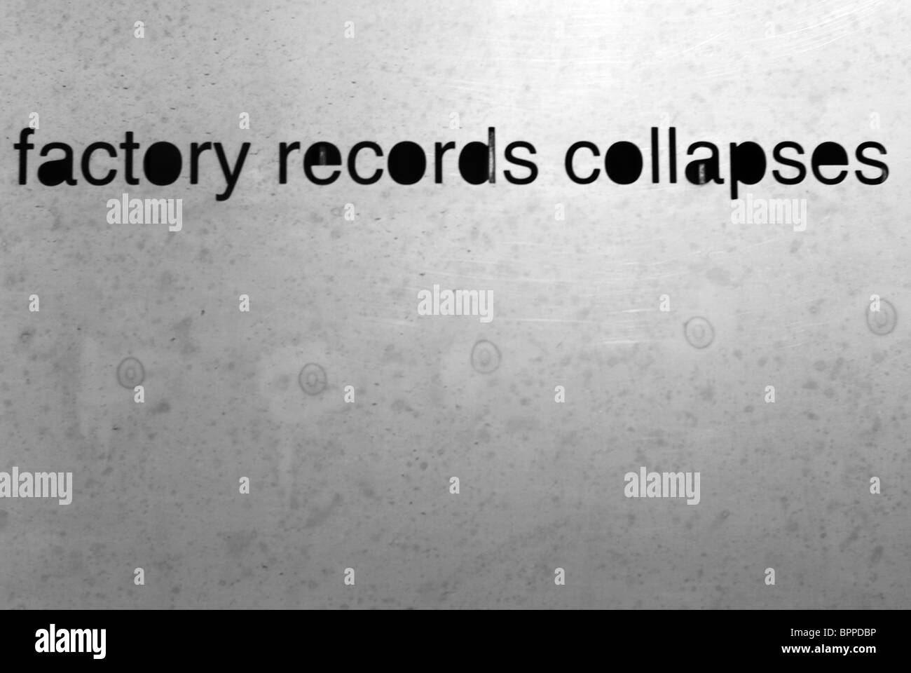 Factory records manchester hi-res stock photography and images - Alamy