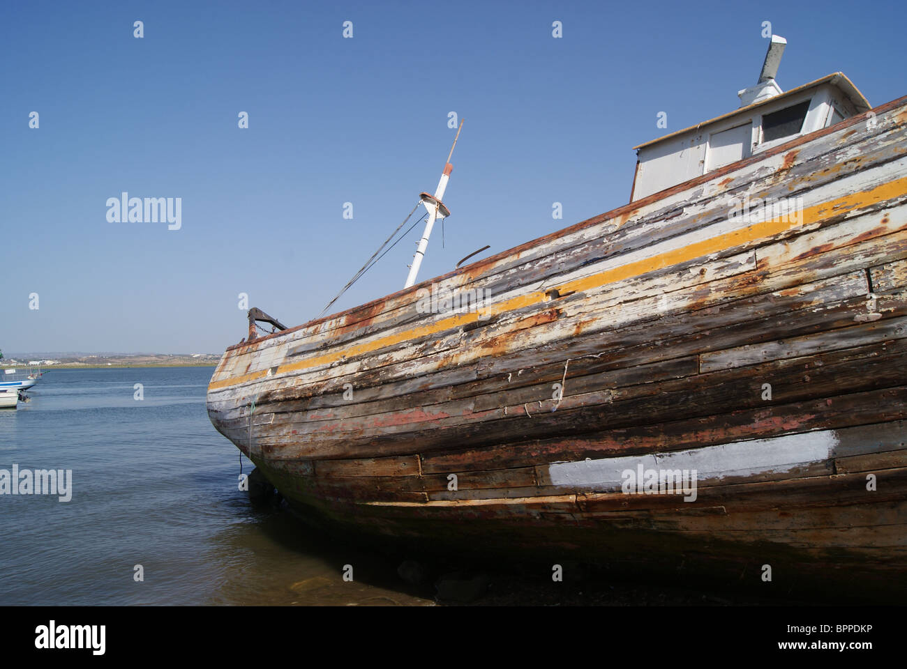 A Decaying Boat Stock Photo - Alamy