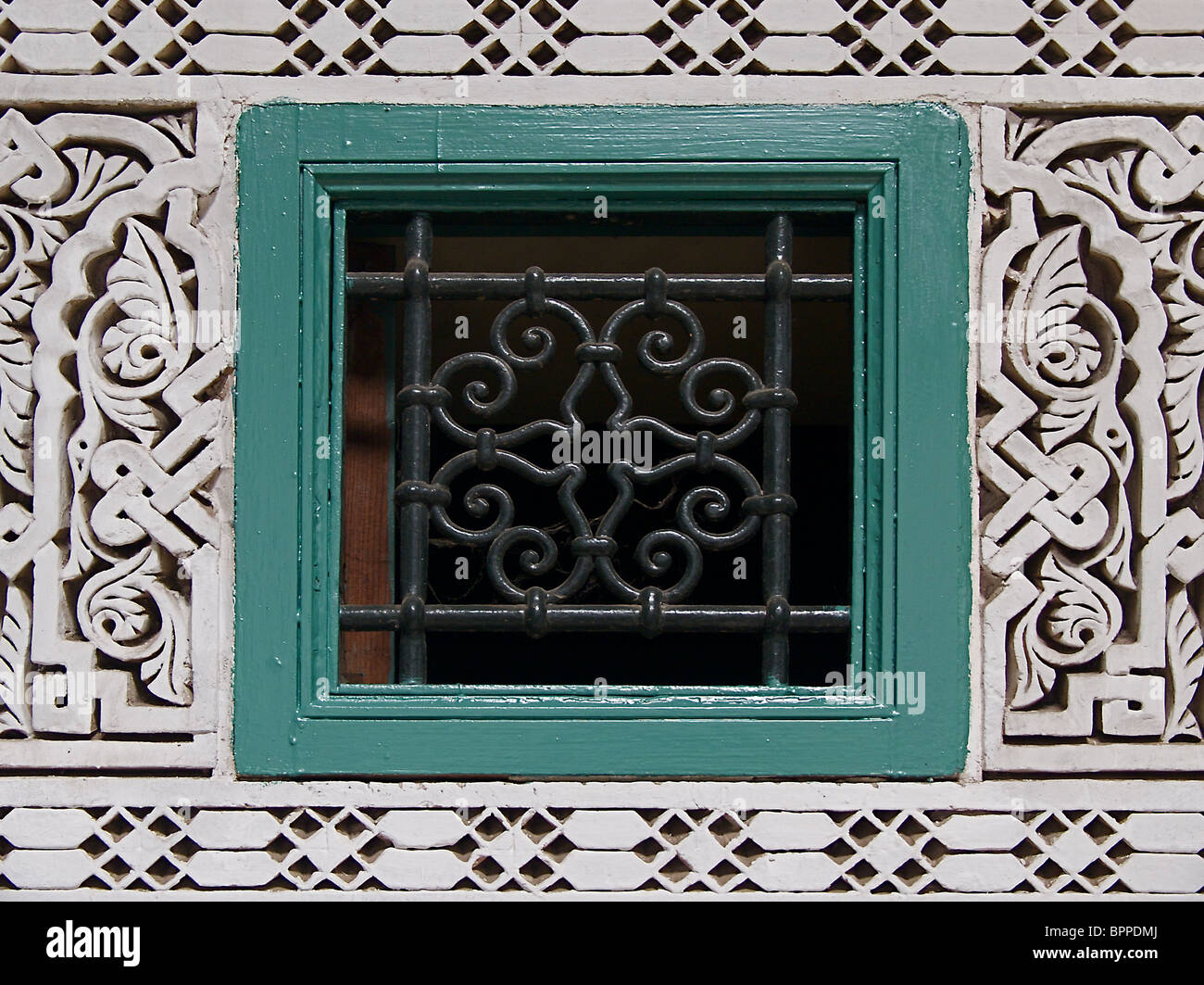 Elegant window in Morocco Stock Photo - Alamy