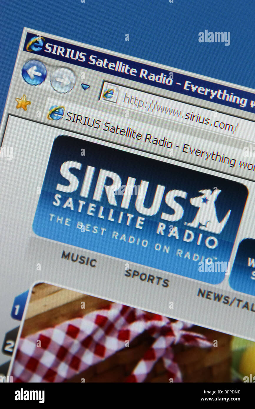 sirus satellite radio Stock Photo - Alamy