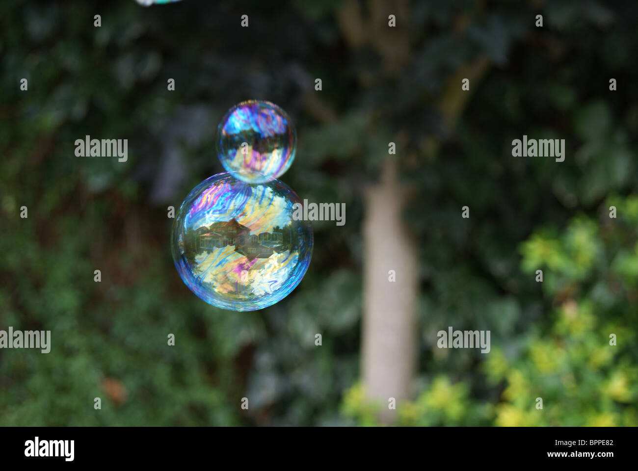 A Reflective Bubble Stock Photo - Alamy