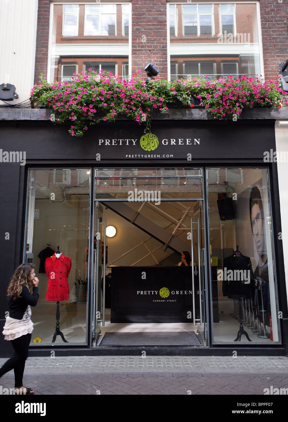 Pretty Green clothing store founded and designed by Liam Gallagher ...