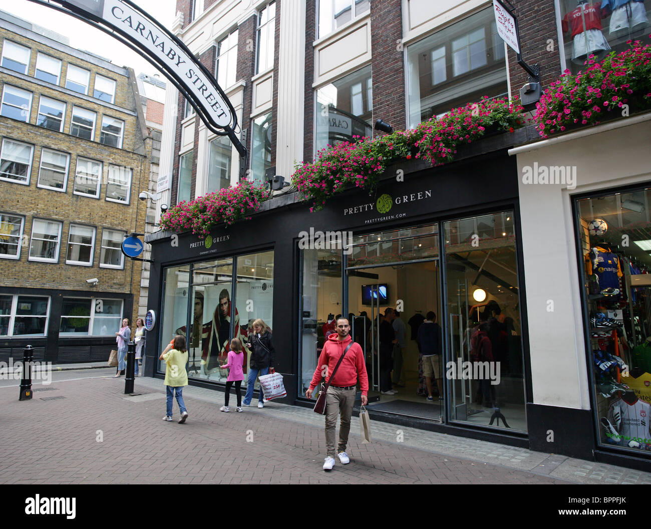 Pretty Green clothing store founded and designed by Liam Gallagher ...