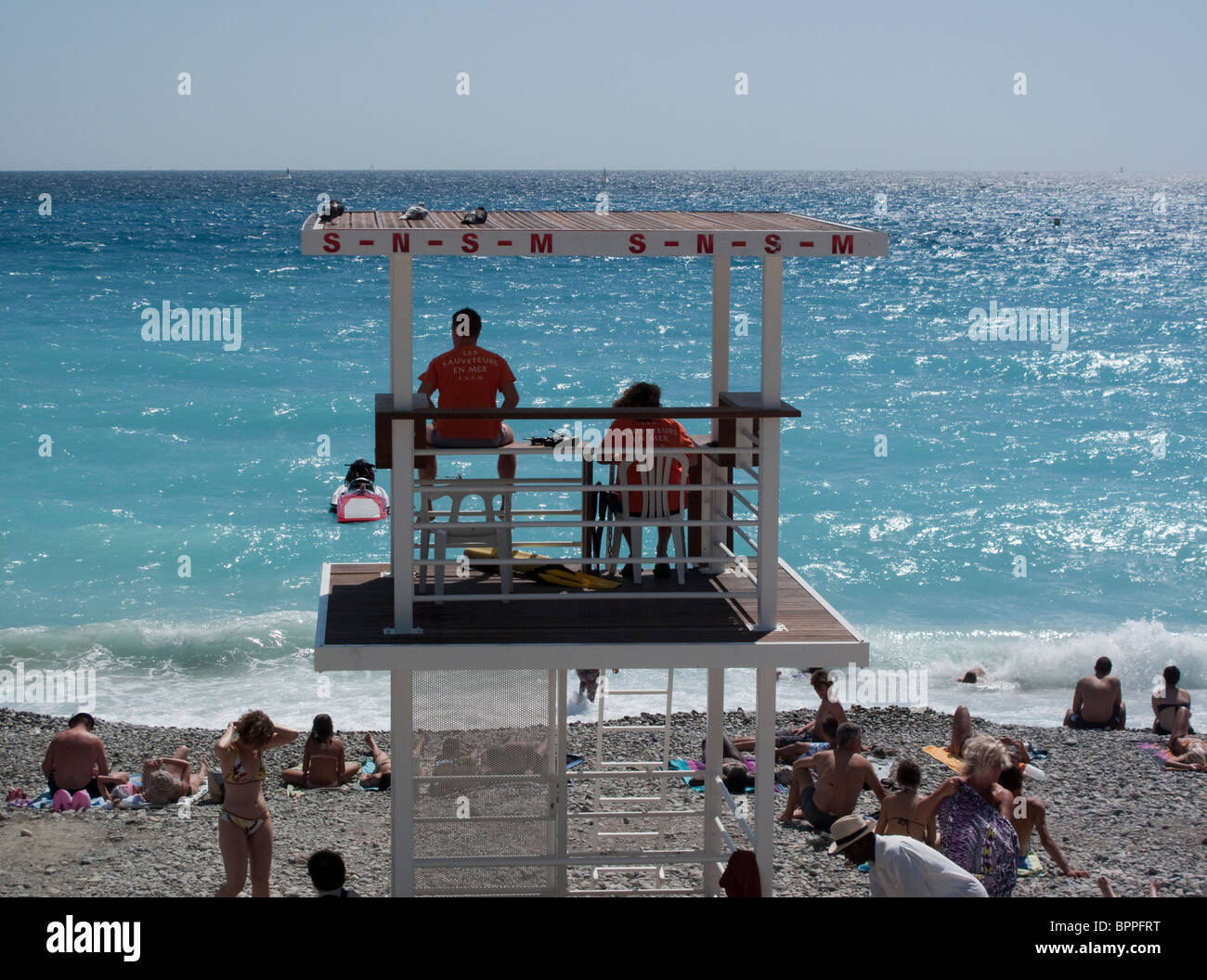 Lifeguards beach hi-res stock photography and images - Alamy