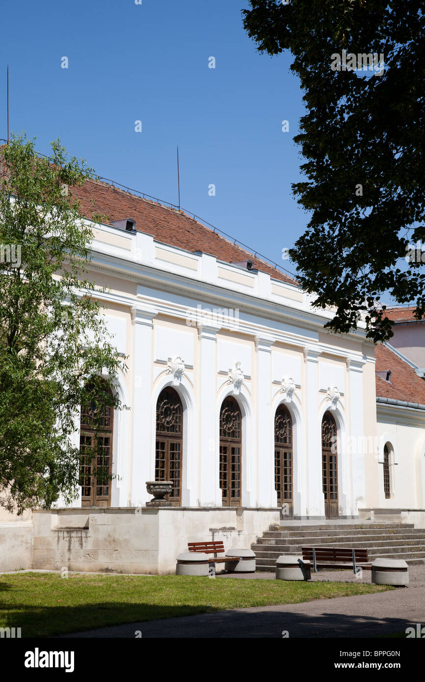 The Union Museum, back view, in Alba Iulia city, Romania Stock Photo ...