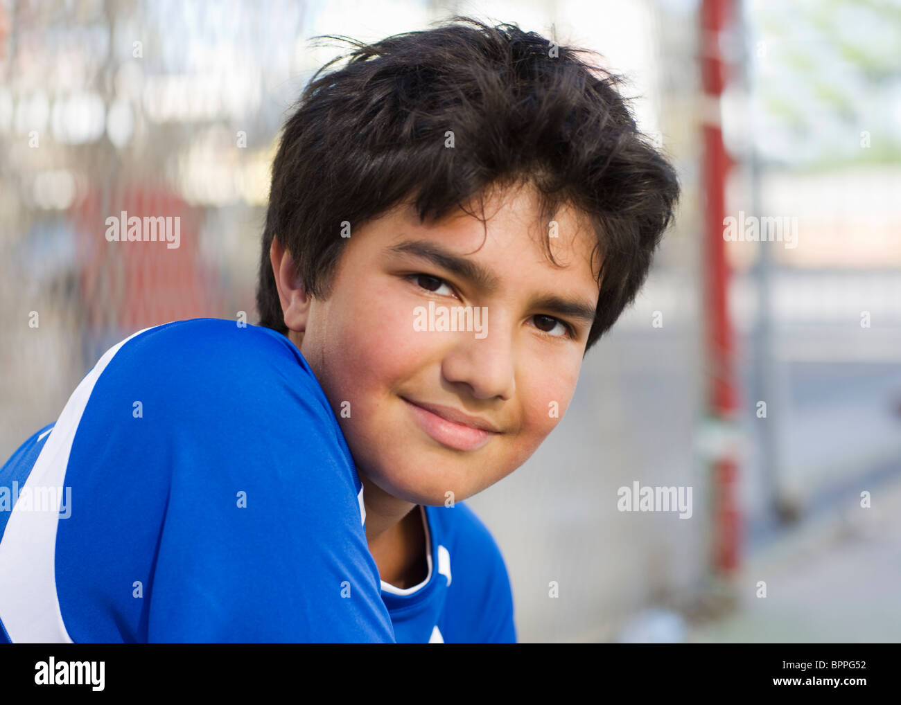 Boy smiling to the camera Stock Photo - Alamy