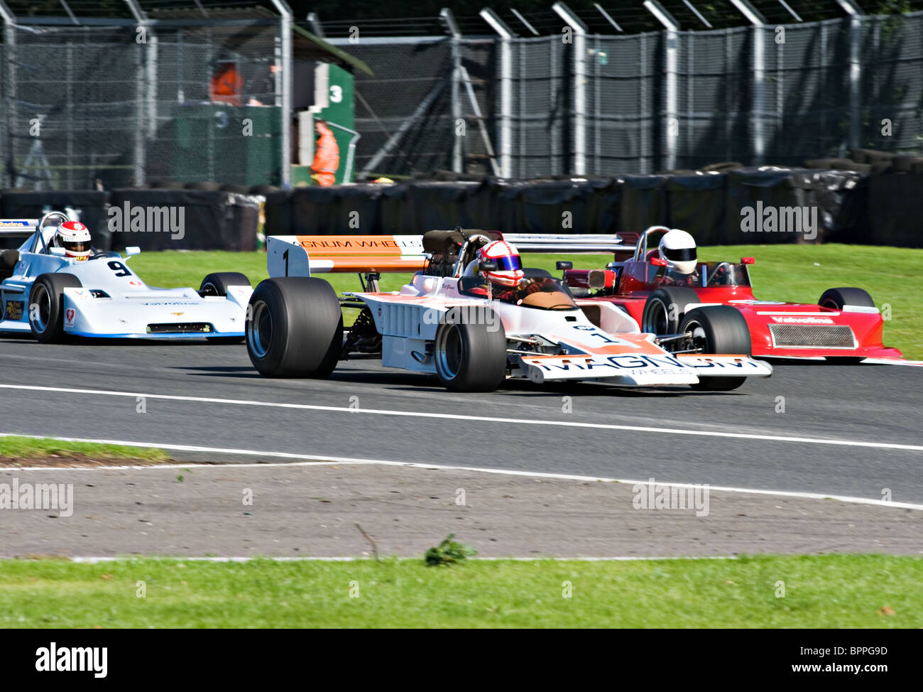 Lola T330 / 332 Race Car Exiting Old Hall Corner at Oulton Park Motor ...
