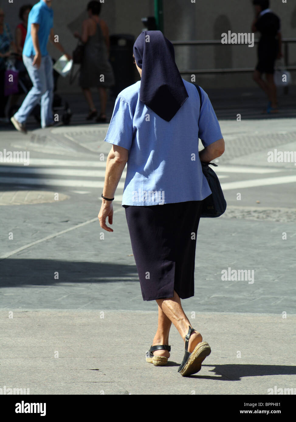 Nun Walking High Resolution Stock Photography and Images - Alamy