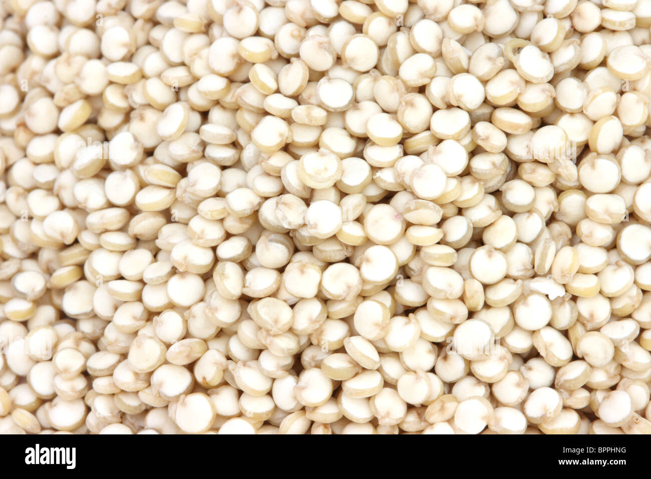 Quinoa scattered - close up view Stock Photo - Alamy