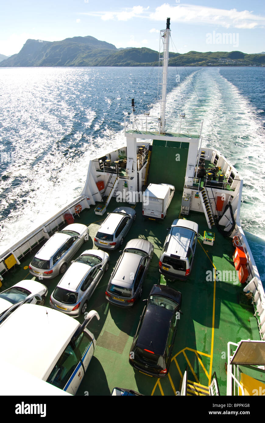 Car and passenger ferry from Mallaig to Armadale on the Isle of Skye ...