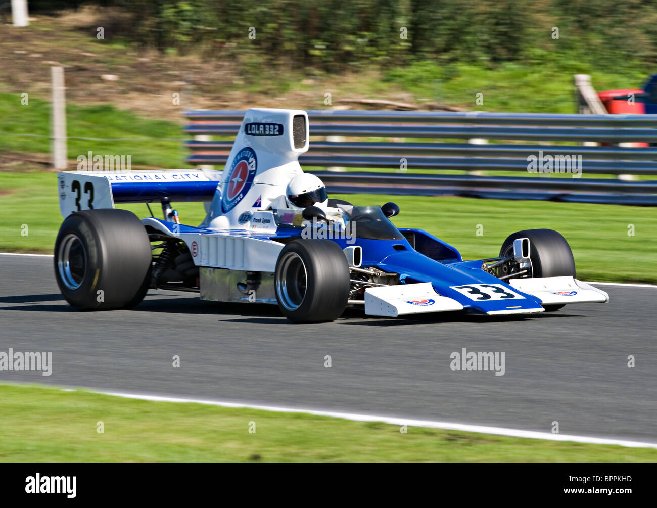 Lola T332 Formula 5000 Racing Car on The Avenue at Oulton Park Motor ...