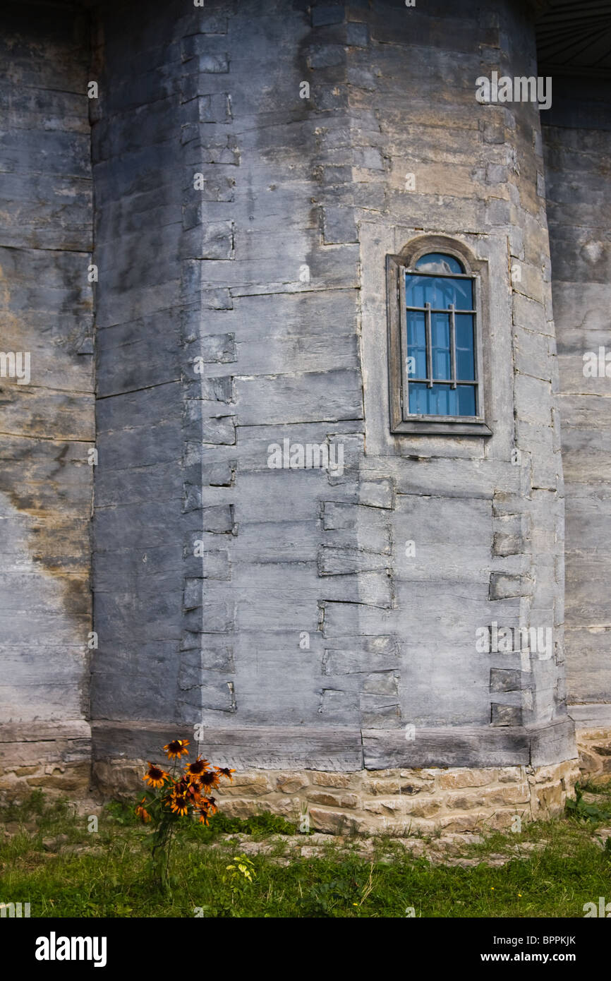 Detail of the chapel of Tarcau Hermitage in Romania Stock Photo - Alamy