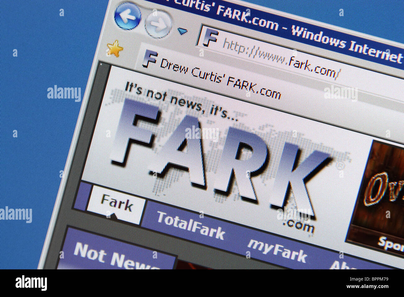 fark bizarre amusing story social networking Stock Photo - Alamy