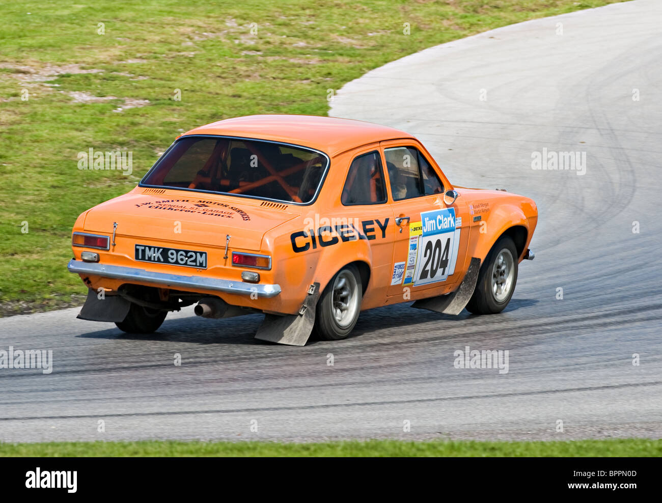 Mark I Ford Escort RS2000 Rally Car on Rally Track at Oulton Park Motor ...