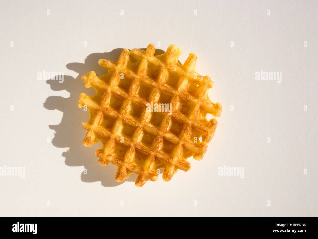 Small round waffle Stock Photo - Alamy
