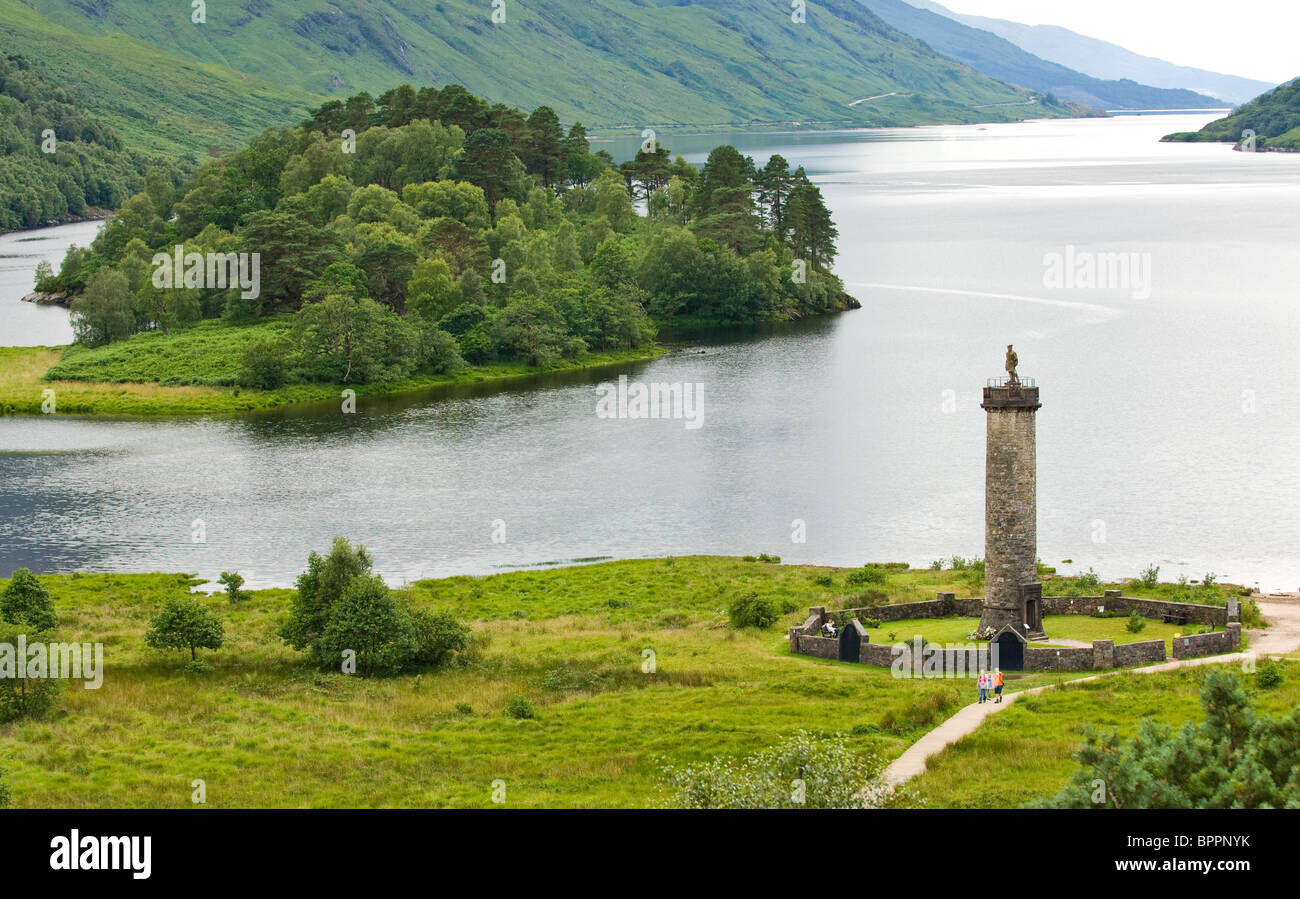The Glenfinnan monument built by Alexander MacDonald of Glenaladale in ...