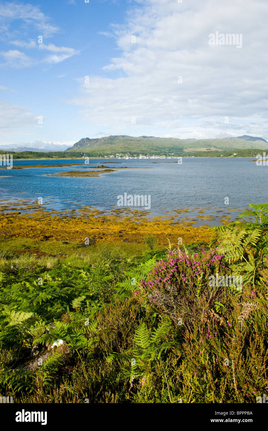 The bay at Arisaig and Loch nan Ceall from Rhu point Stock Photo - Alamy