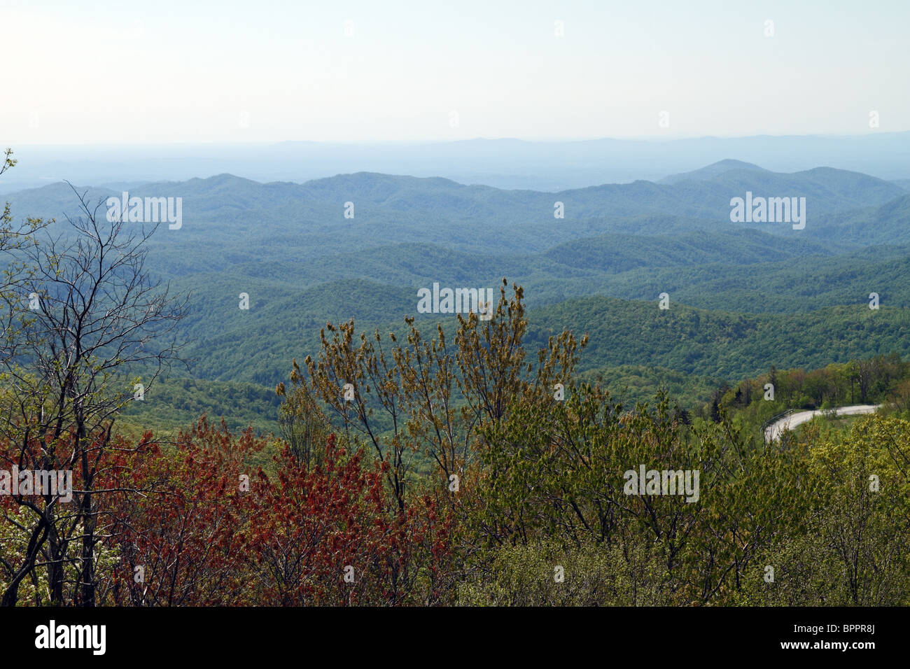 Blue Ridge Mountains, North Carolina, USA Stock Photo - Alamy