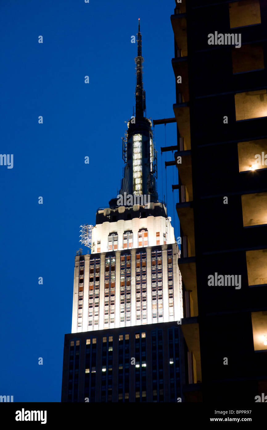 Empire State Building and Night Sky, NYC Stock Photo - Alamy