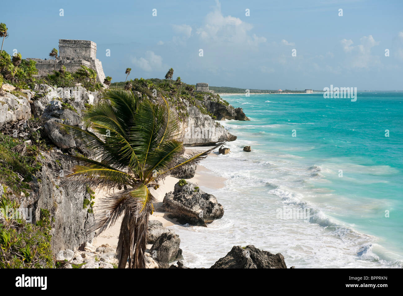 El Castillo, Tulum ruins, The Yucatan, Mexico Stock Photo - Alamy