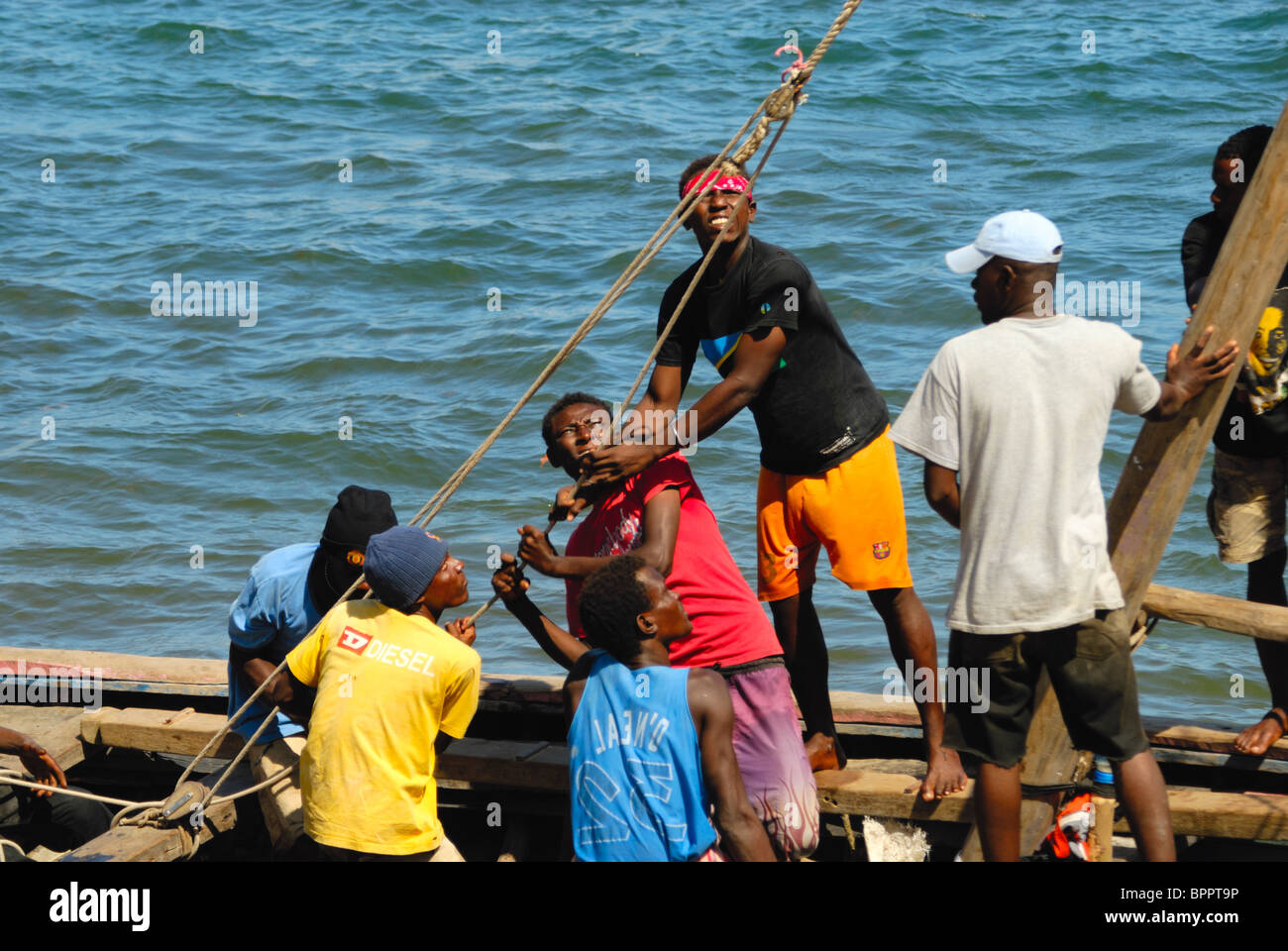 Raising sail hi-res stock photography and images - Alamy