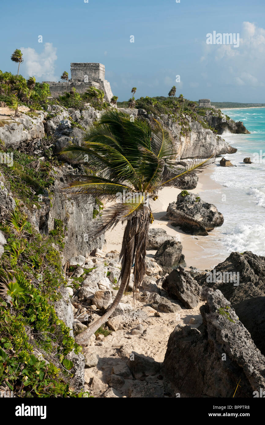 El Castillo, Tulum ruins, The Yucatan, Mexico Stock Photo - Alamy