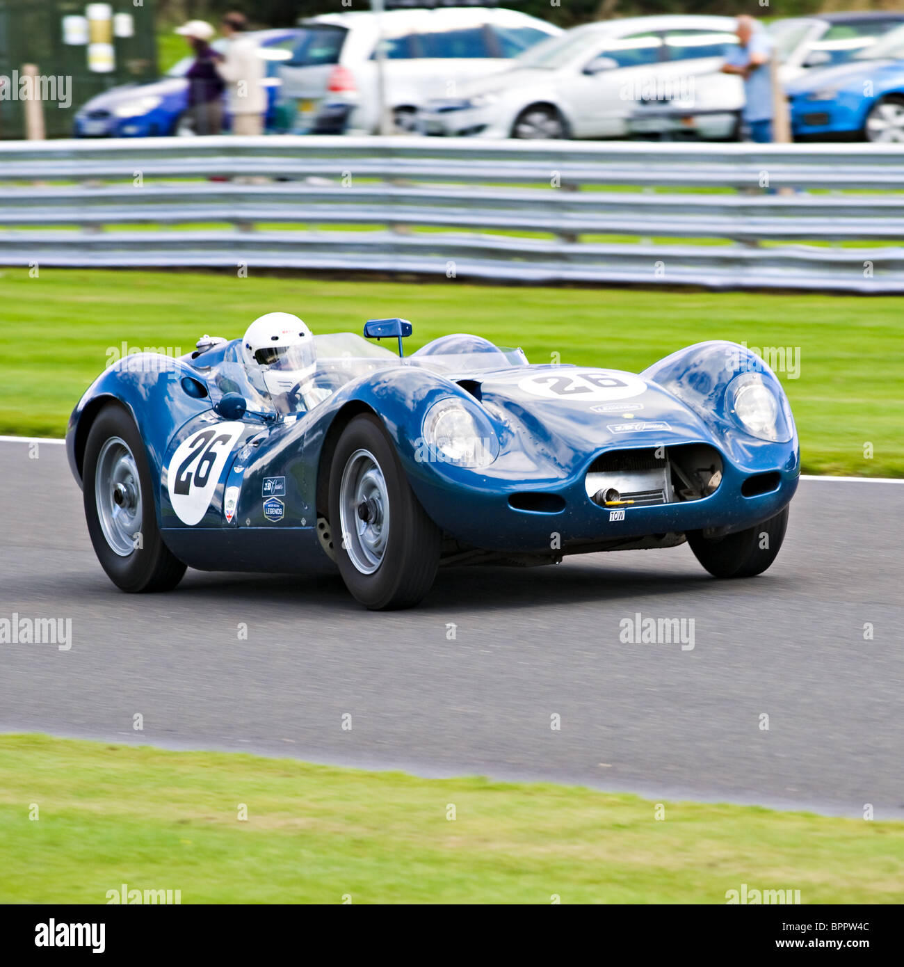 Lister Jaguar Sports Racing Car in Trophy Race at Oulton Park Motor ...