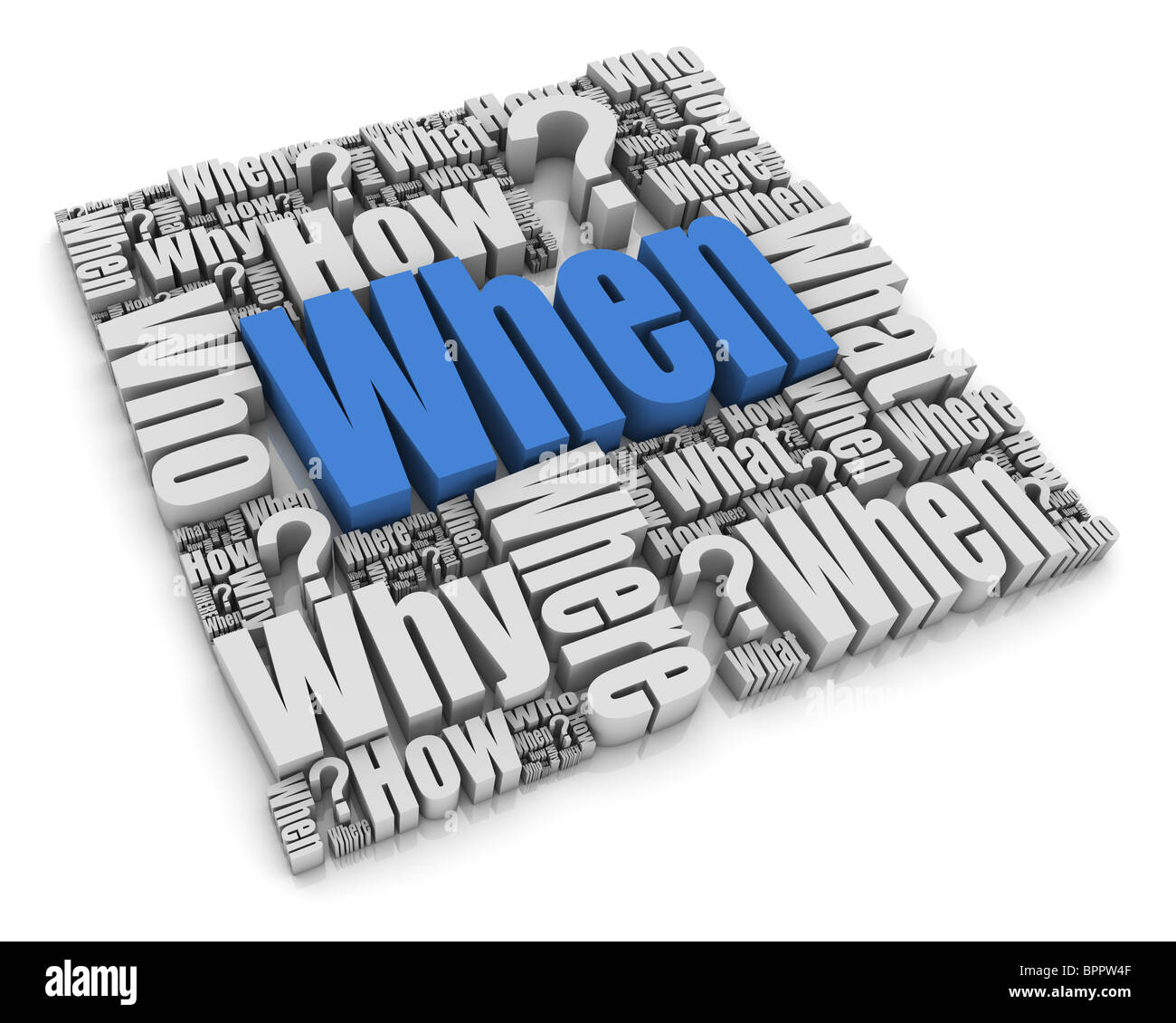 Group of 3D words. Part of a series Stock Photo - Alamy