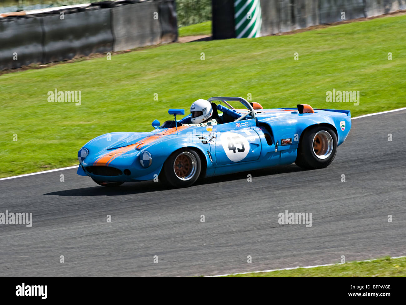 A Ginetta G16 Sports Race Car in Guards Trophy Race at Oulton Park ...