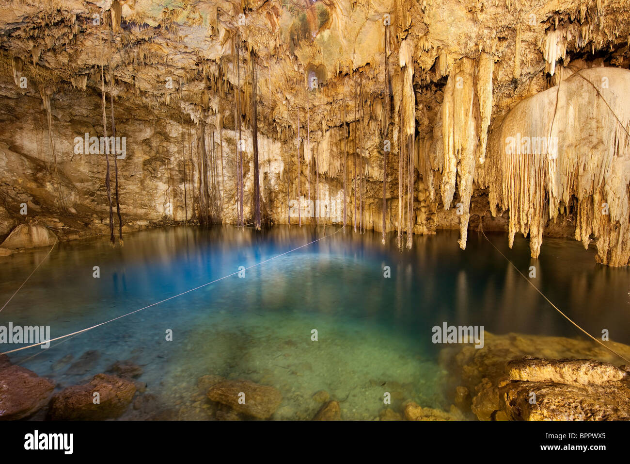 Cenote Dzitnup, Dzitnup village near Valladolid, the Yucatan, Mexico ...