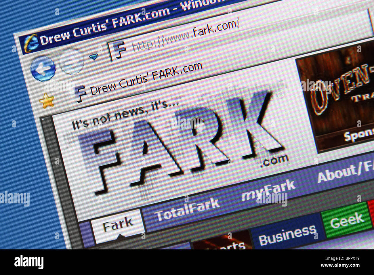 fark bizarre amusing story social networking Stock Photo - Alamy