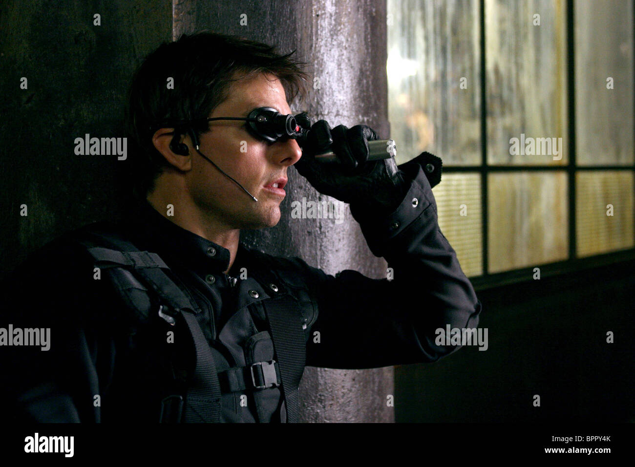 Tom Cruise As Ethan Hunt Film Title Mission High Resolution Stock ...
