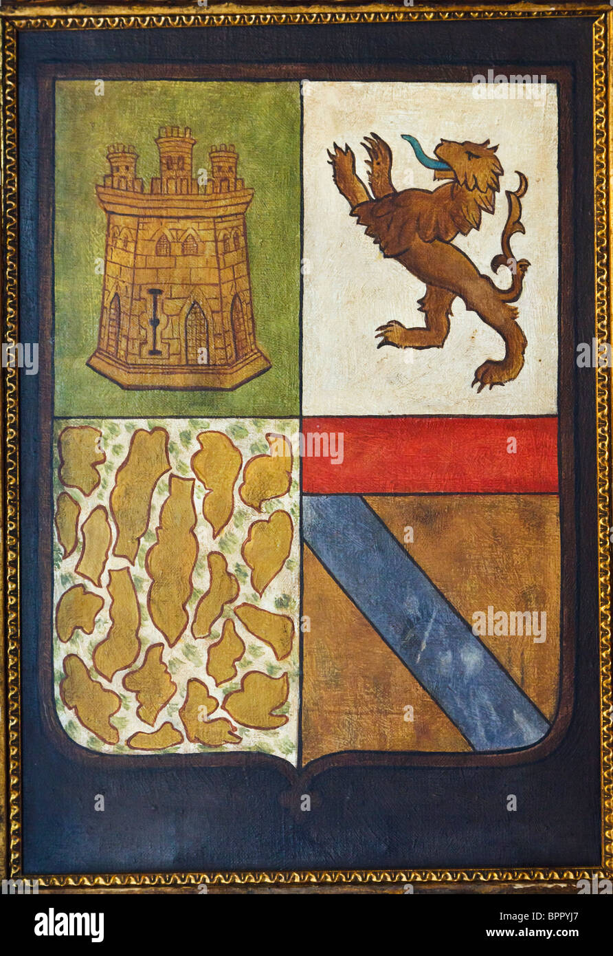 Coat of Arms of Christopher Columbus in La Rabida Monastery, Palos de ...