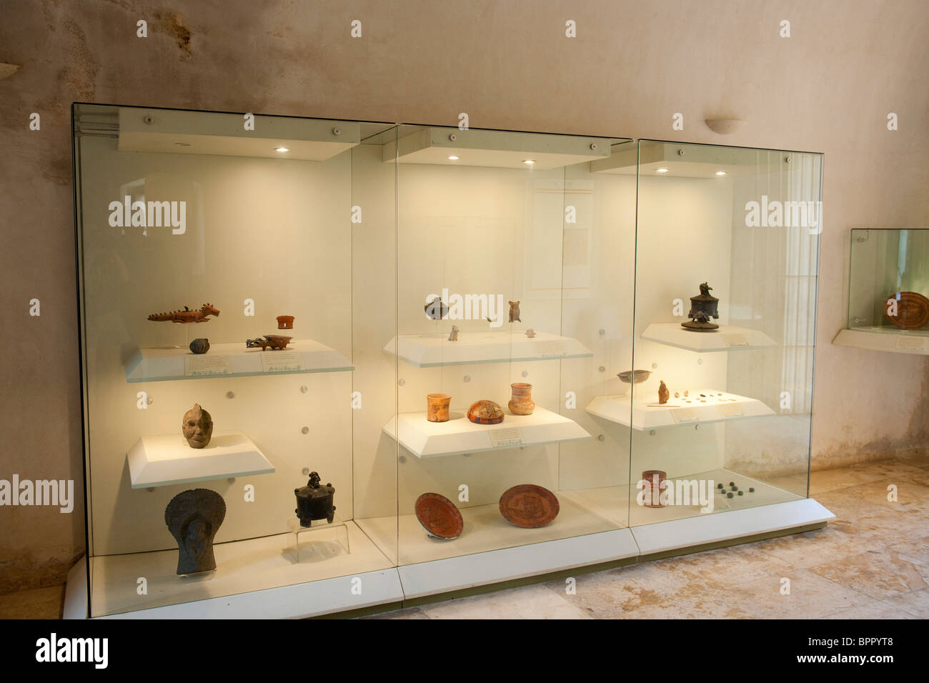 Fuerte San Miguel Museum, Campeche, the Yucatan, Mexico Stock Photo - Alamy
