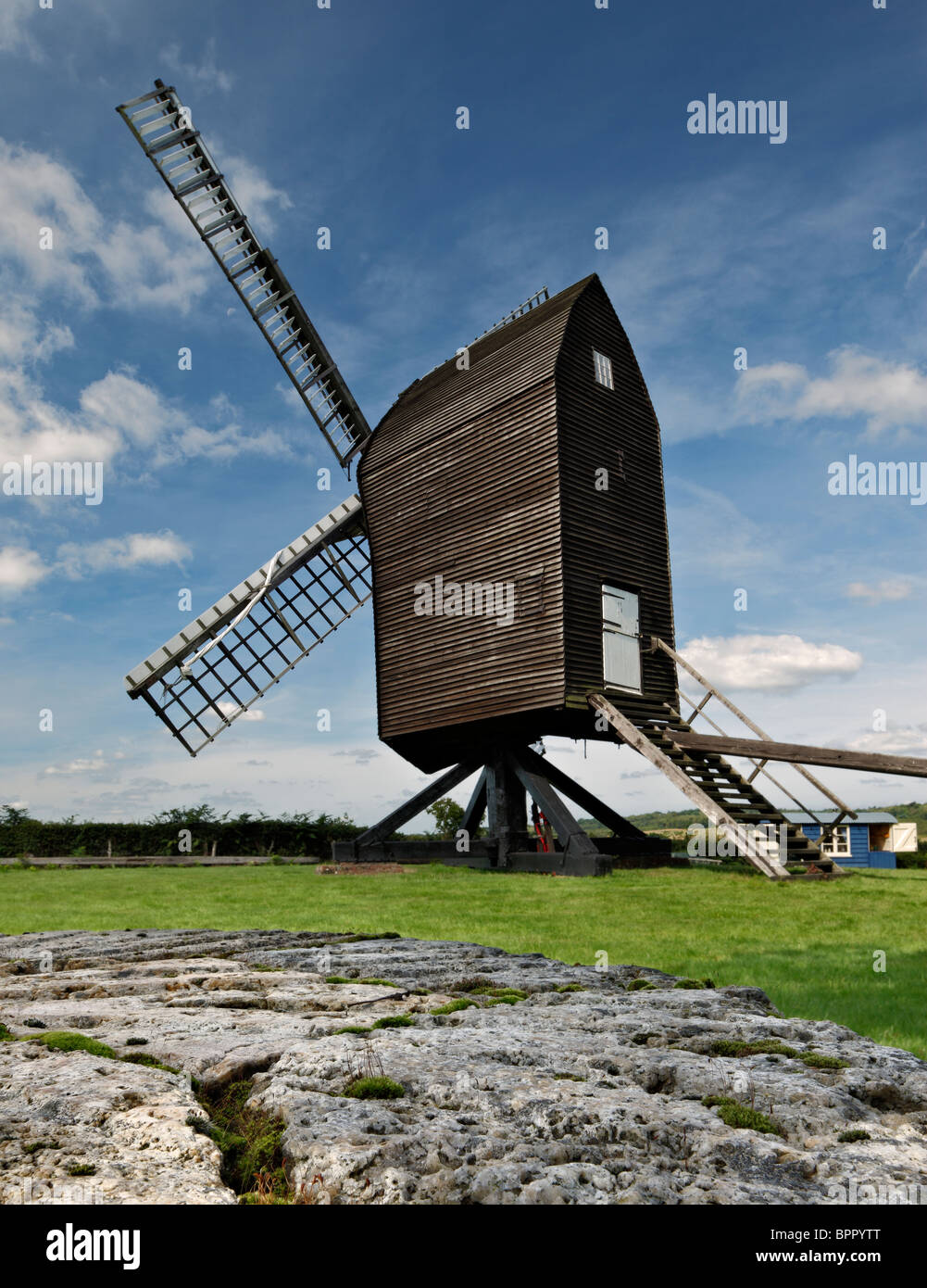 The Nutley post Windmill Stock Photo - Alamy