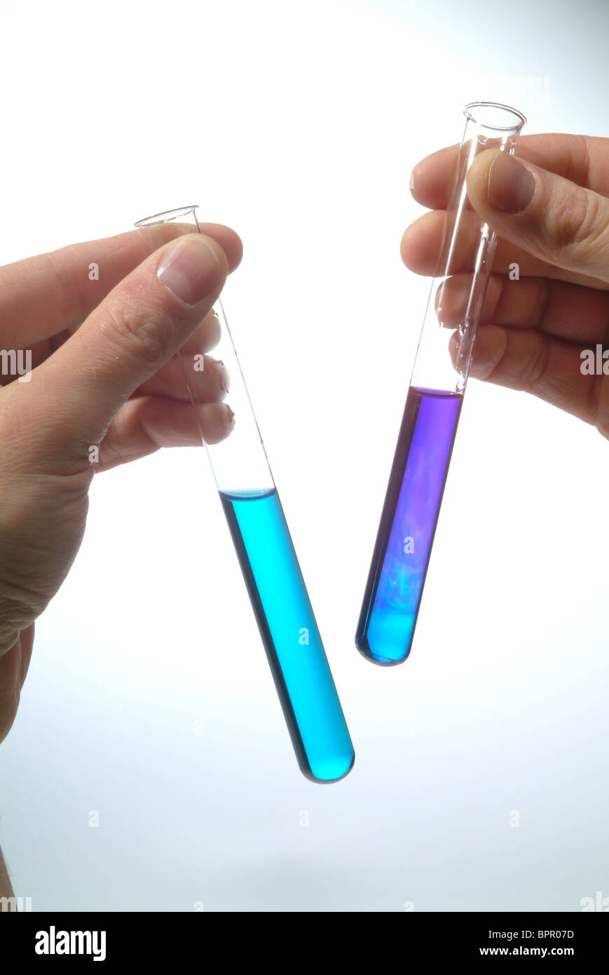Test tubes with liquid Stock Photo - Alamy