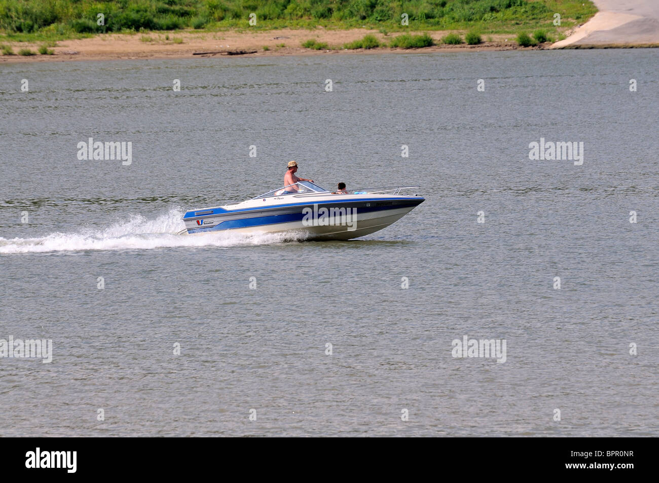 Pleasure boat on the Ohio River between Cincinnati, Ohio and Constance ...
