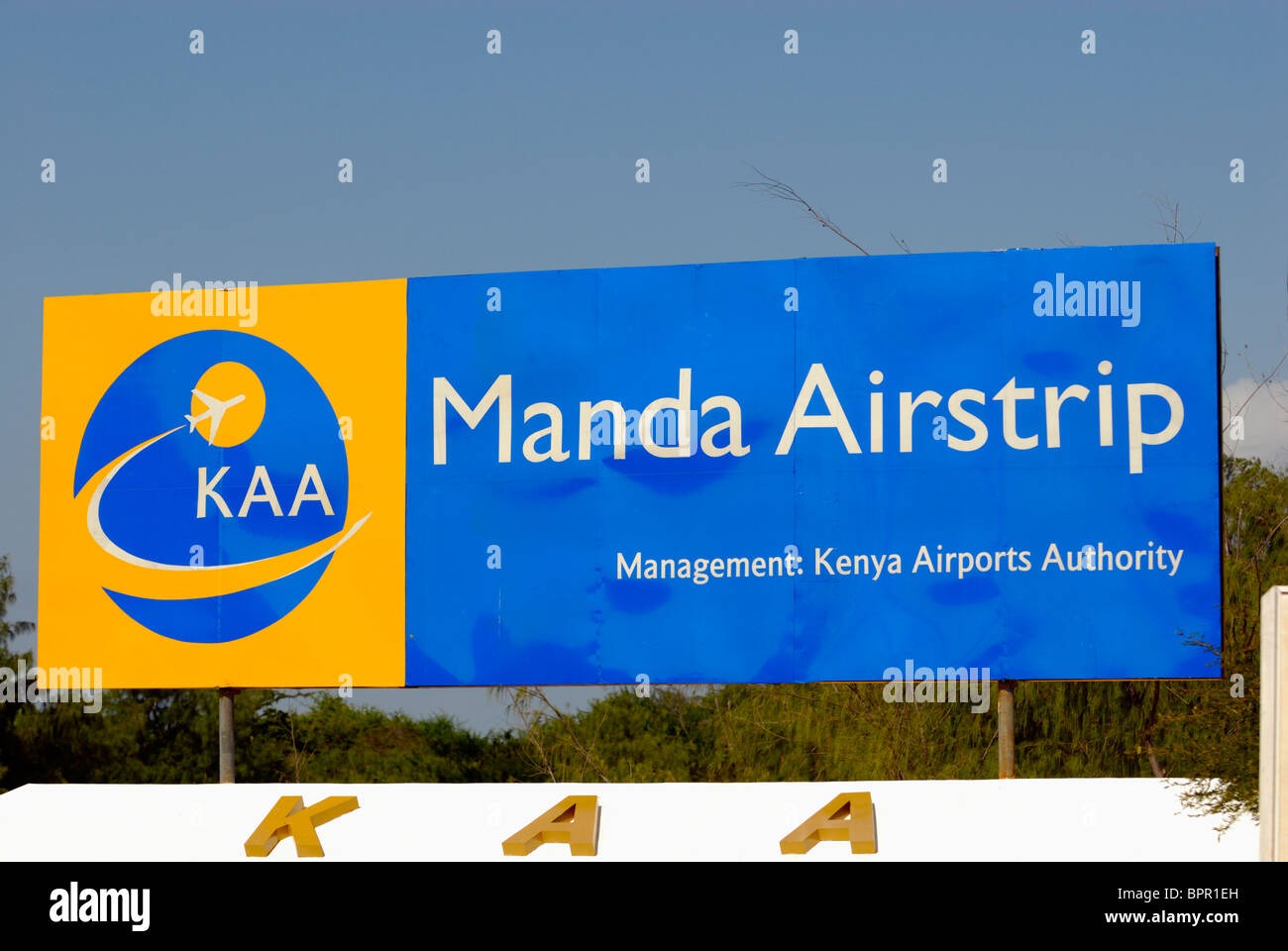 Manda Airstrip, North east Kenya Stock Photo - Alamy