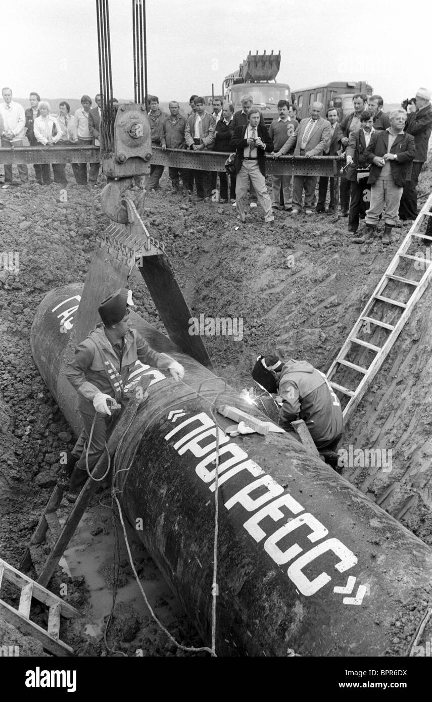 Construction Of Progress Gas Pipeline High Resolution Stock Photography ...