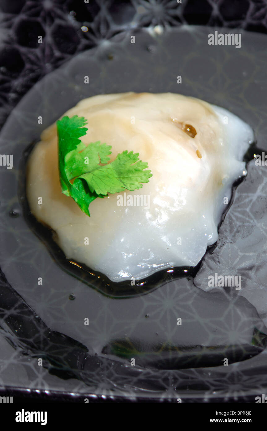High angle view of a Taiwanese rice dumpling, Bawan Stock Photo - Alamy
