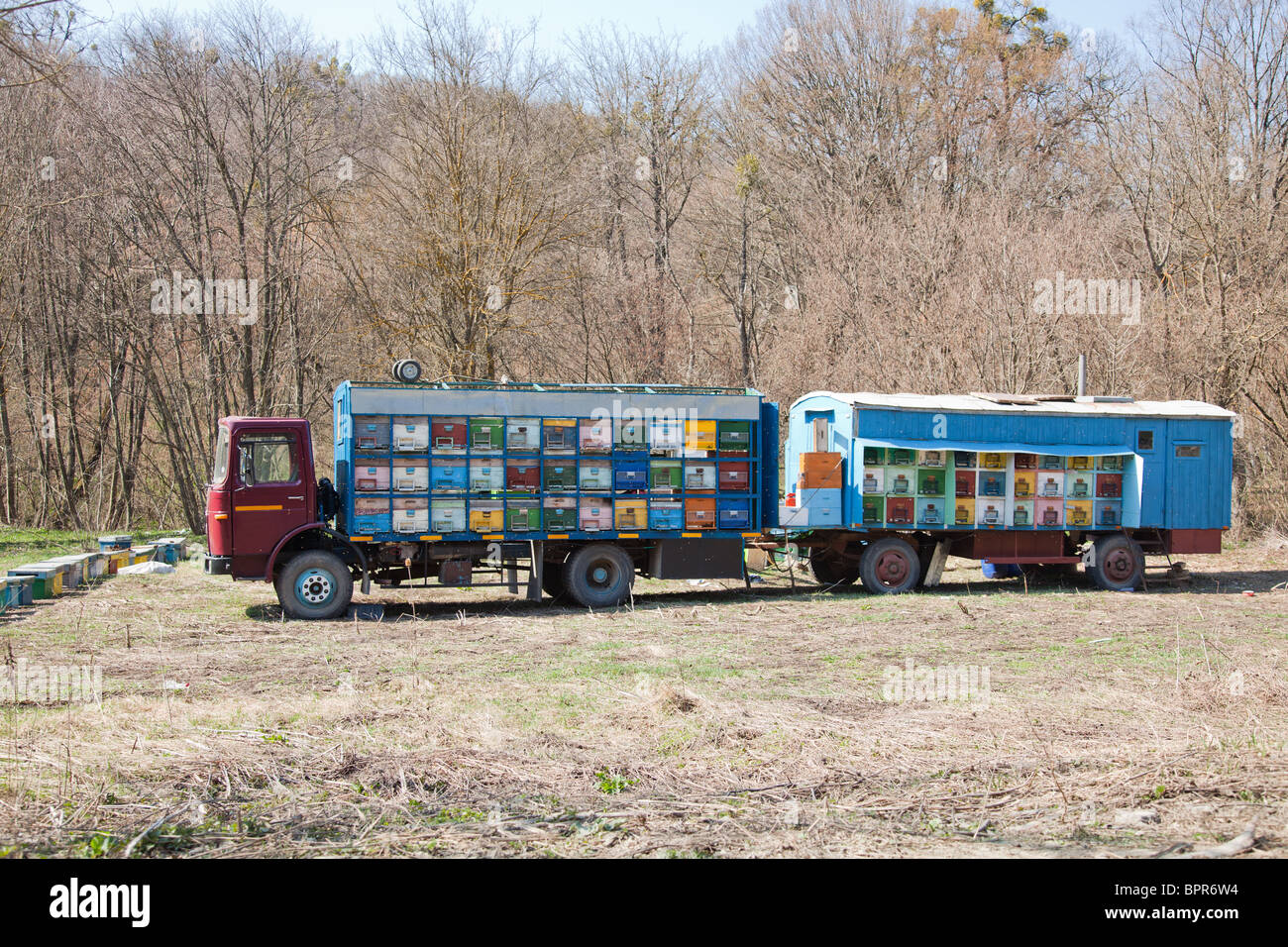 Bee truck hi-res stock photography and images - Alamy