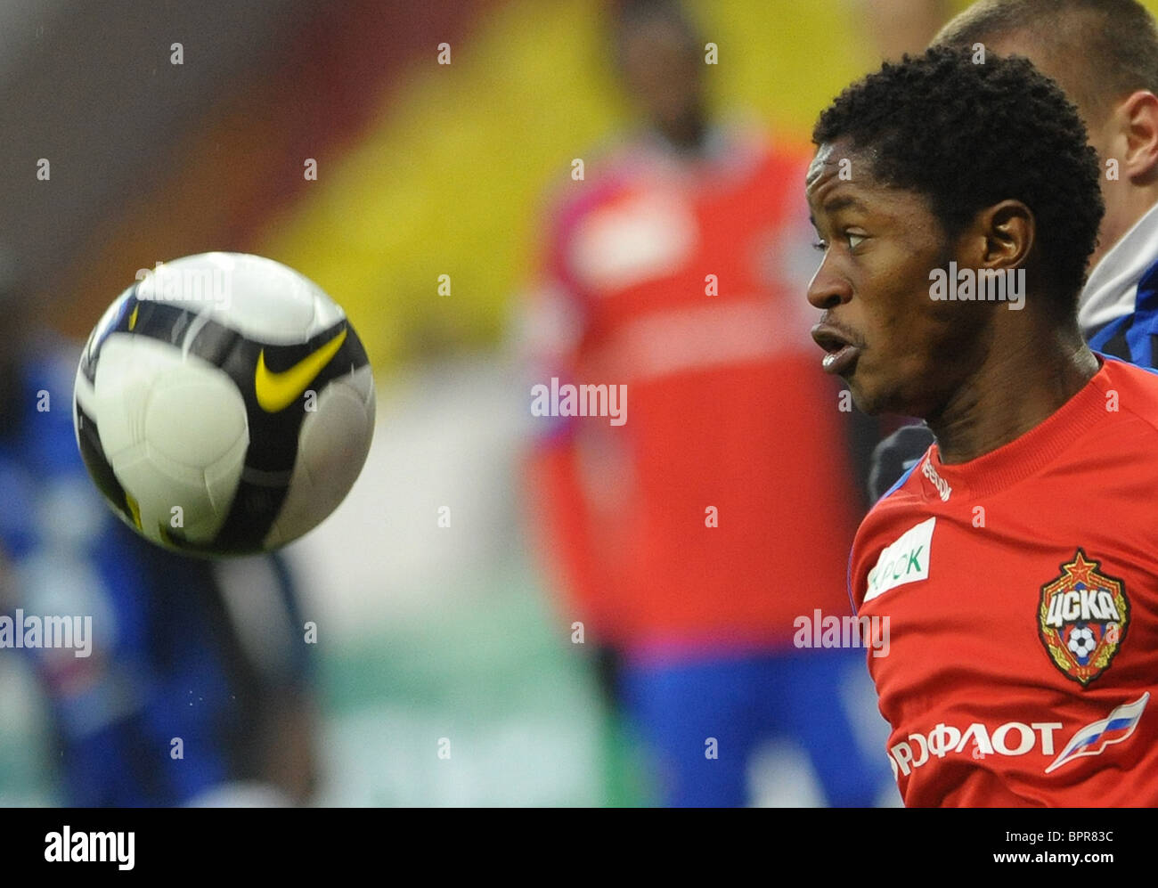 Russian Football Championship Match Cska High Resolution Stock ...
