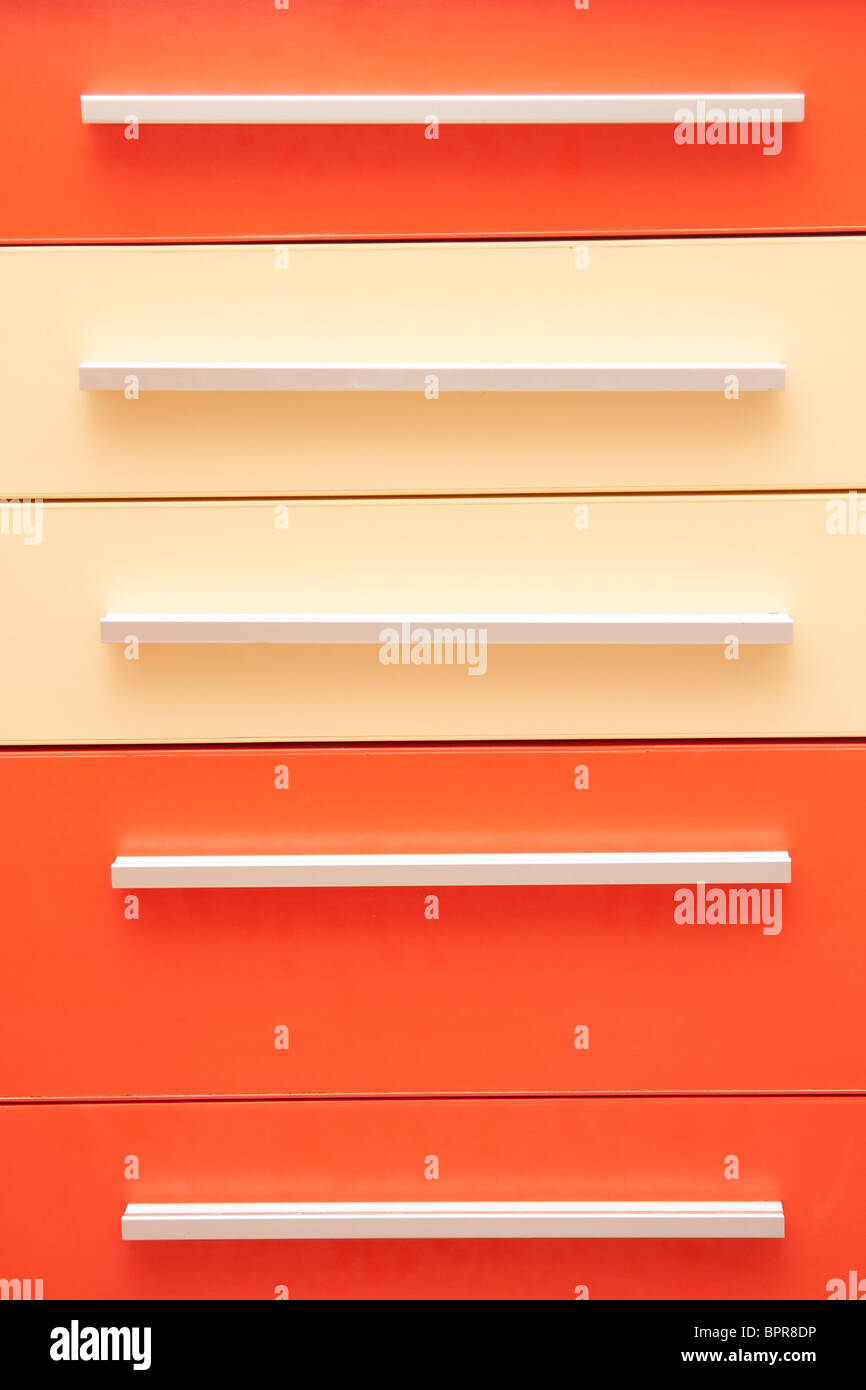 Close up of colorful drawers Stock Photo - Alamy