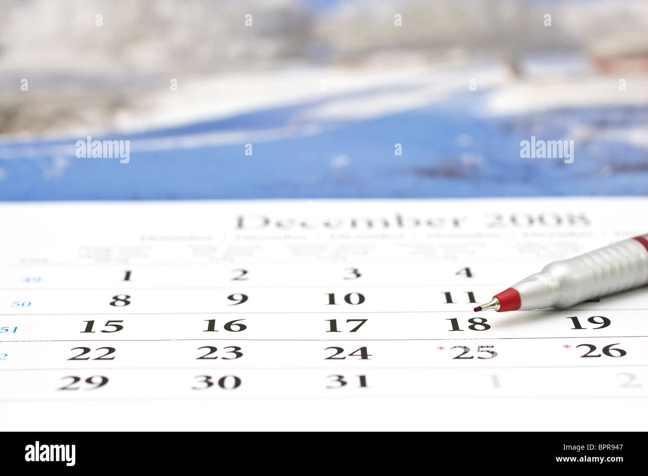 2008 calendar hi-res stock photography and images - Alamy