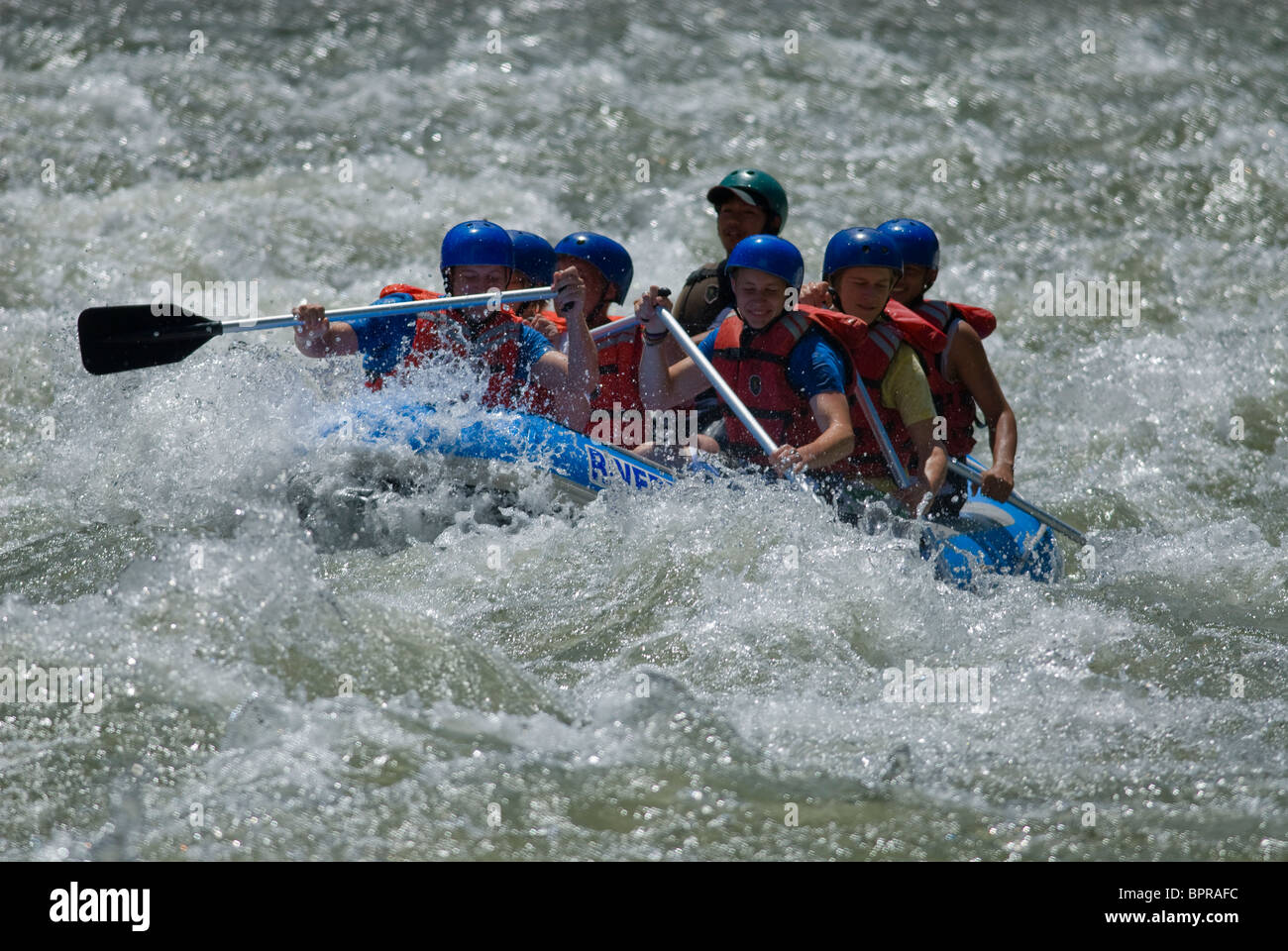 White Water Rafting on the Kuilu River, Sabah, Borneo Stock Photo - Alamy