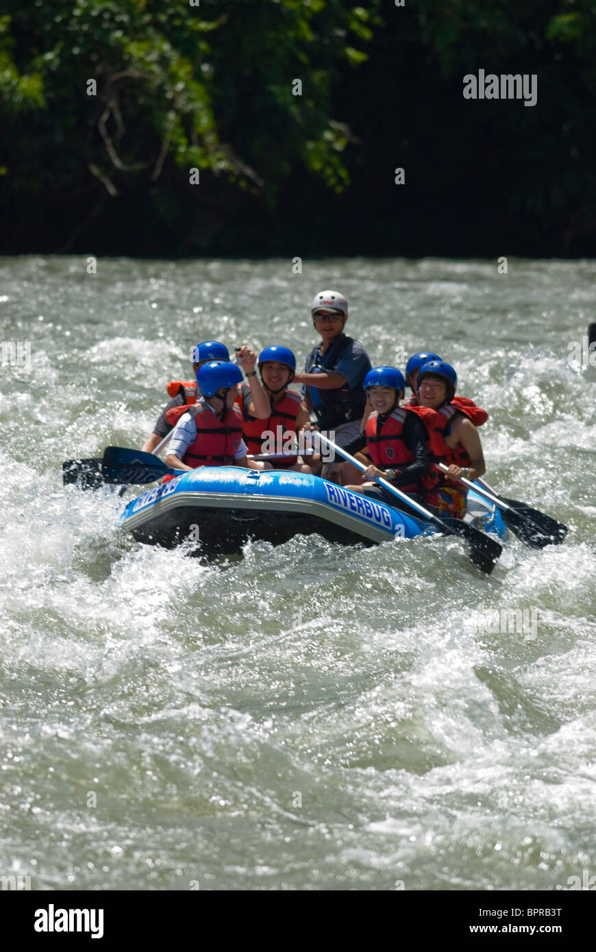 White Water Rafting on the Kuilu River, Sabah, Borneo Stock Photo - Alamy