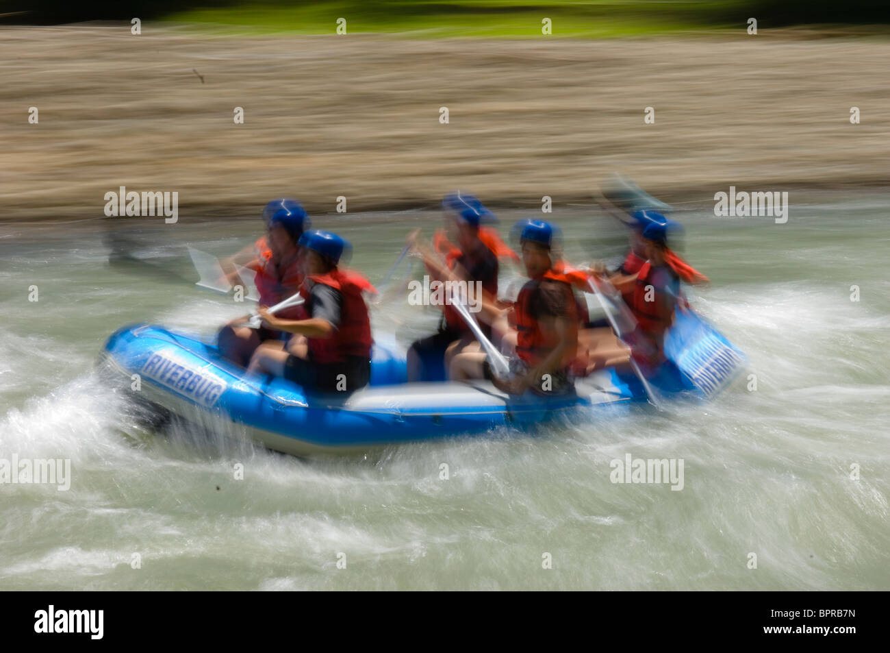 White Water Rafting on the Kuilu River, Sabah, Borneo Stock Photo - Alamy