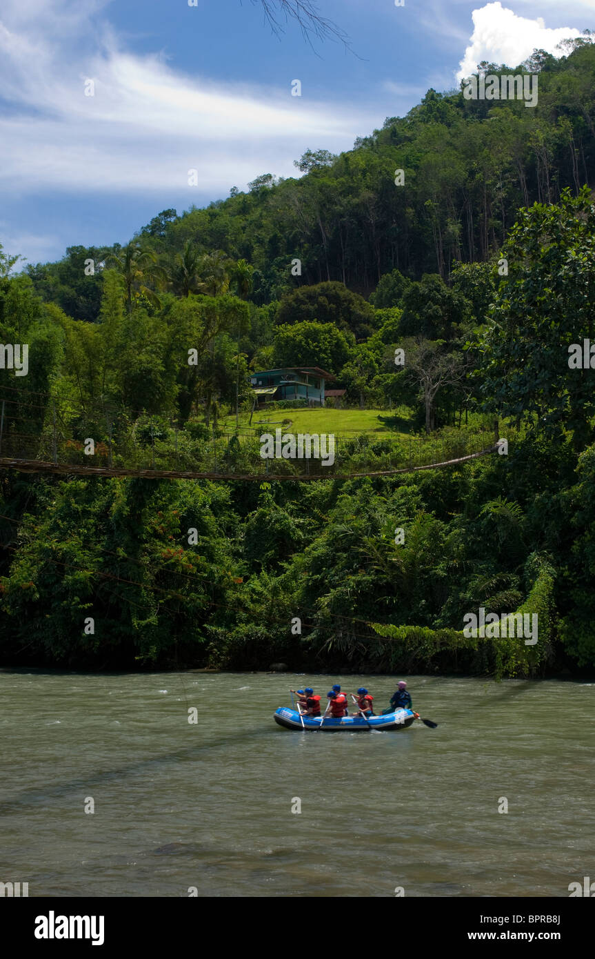White Water Rafting on the Kuilu River, Sabah, Borneo Stock Photo - Alamy