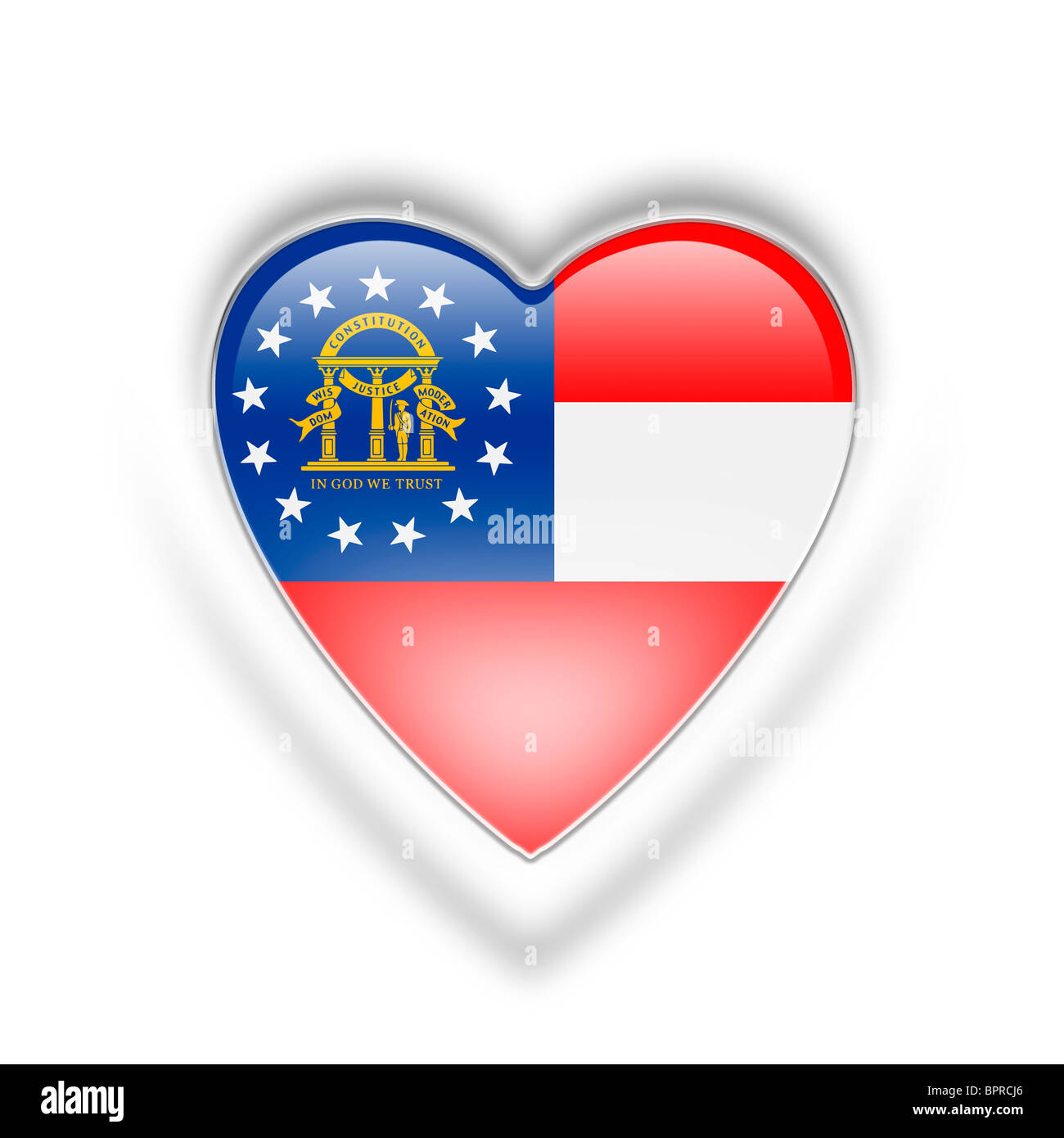 Georgia state flag hi-res stock photography and images - Alamy